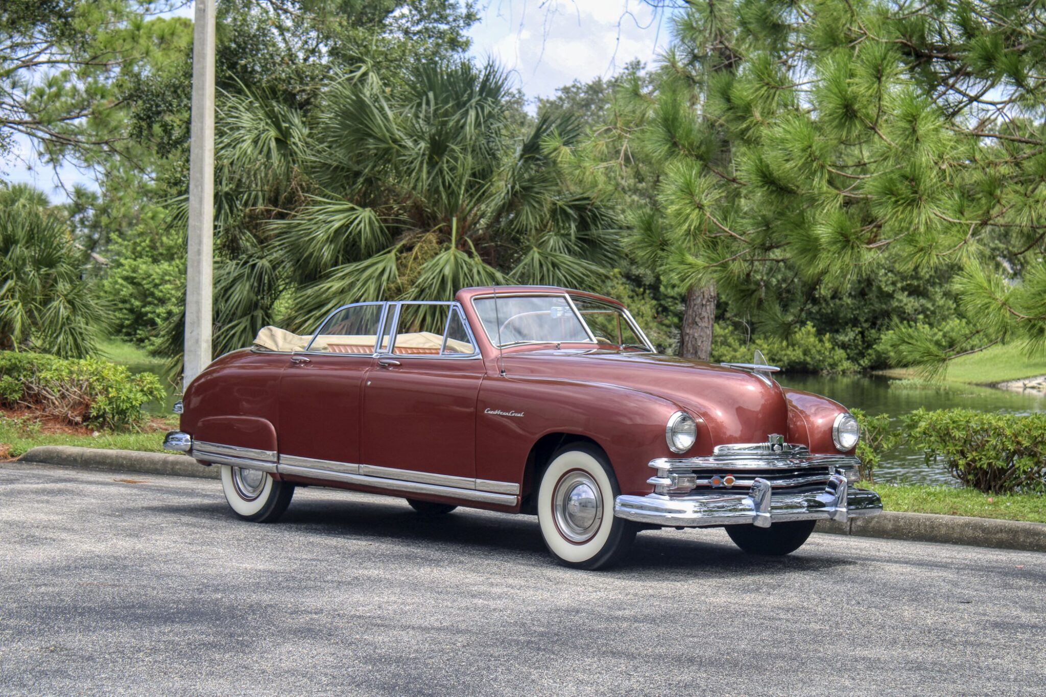Kaiser Deluxe Convertible Sedan SOLD | Vintage Motors of Sarasota Inc.